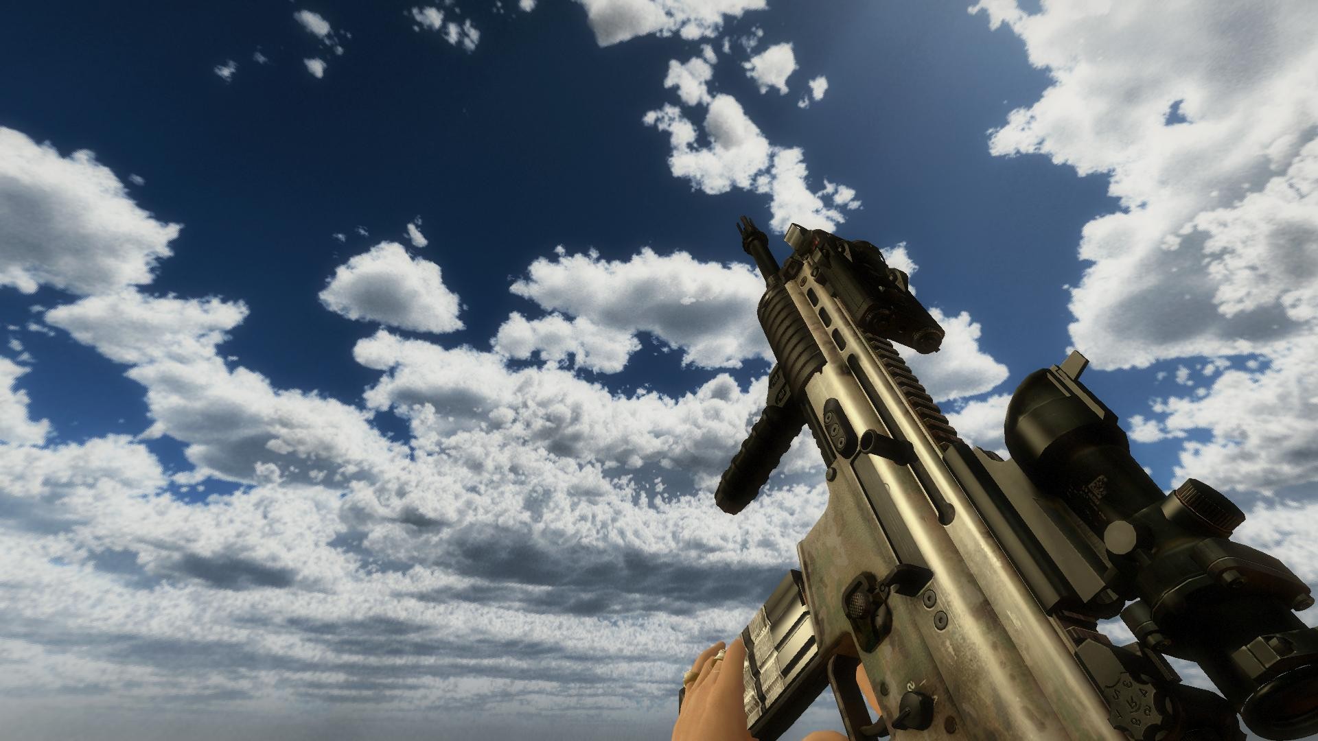 End of Days Multicam Tactical SCAR-L Mod for Left 4 Dead 2 | L4D2 Mods