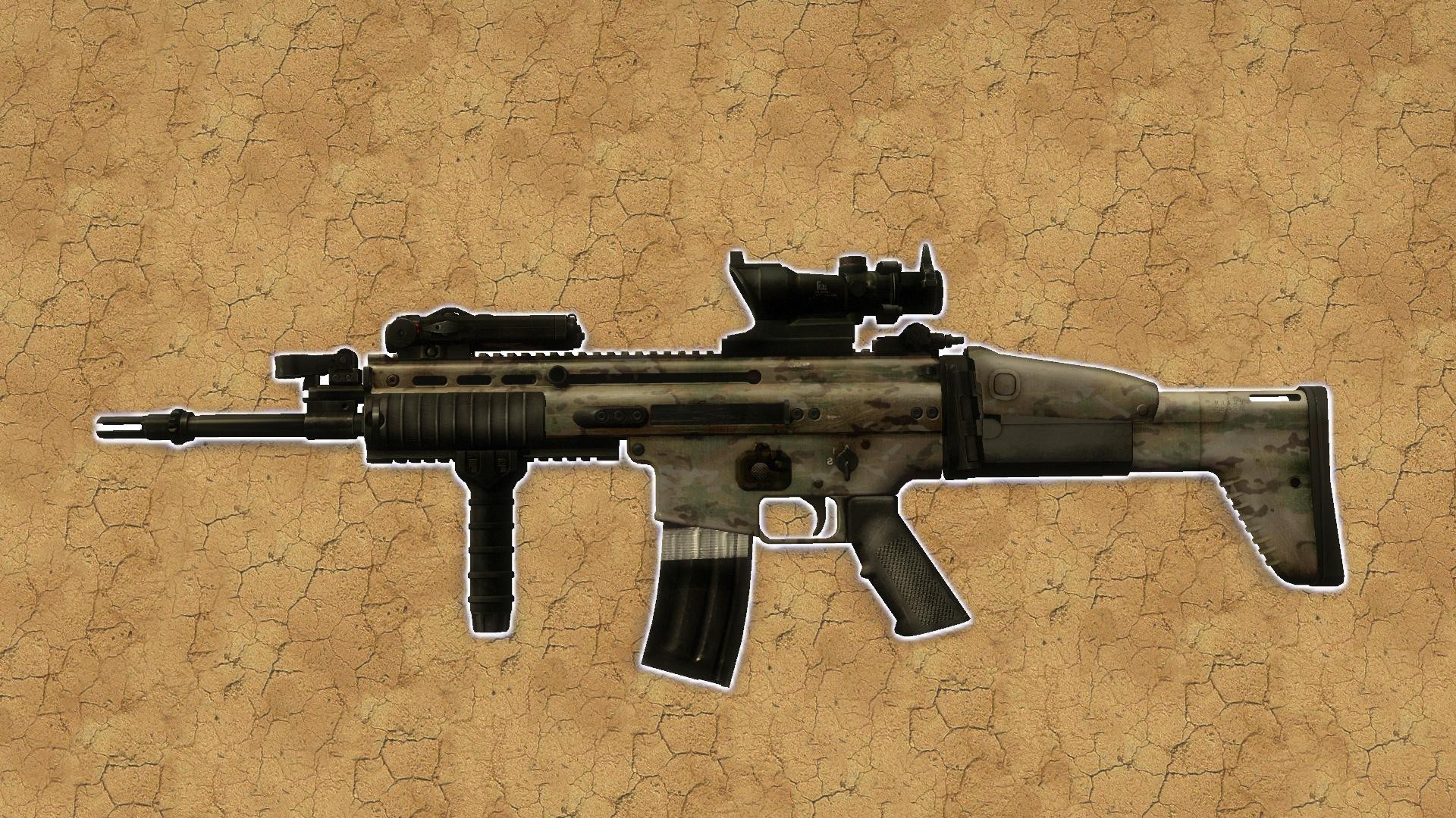 End of Days Multicam Tactical SCAR-L Mod for Left 4 Dead 2 | L4D2 Mods