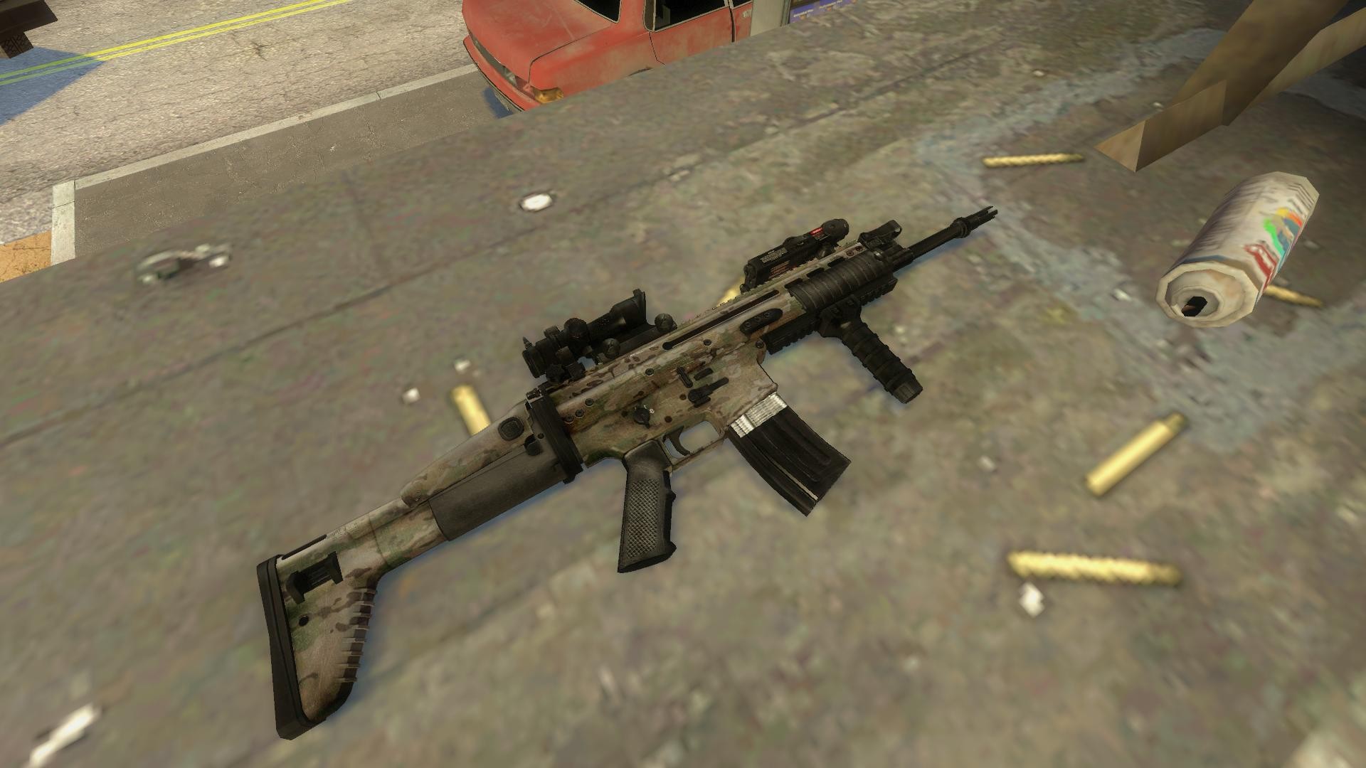 End of Days Multicam Tactical SCAR-L Mod for Left 4 Dead 2 | L4D2 Mods