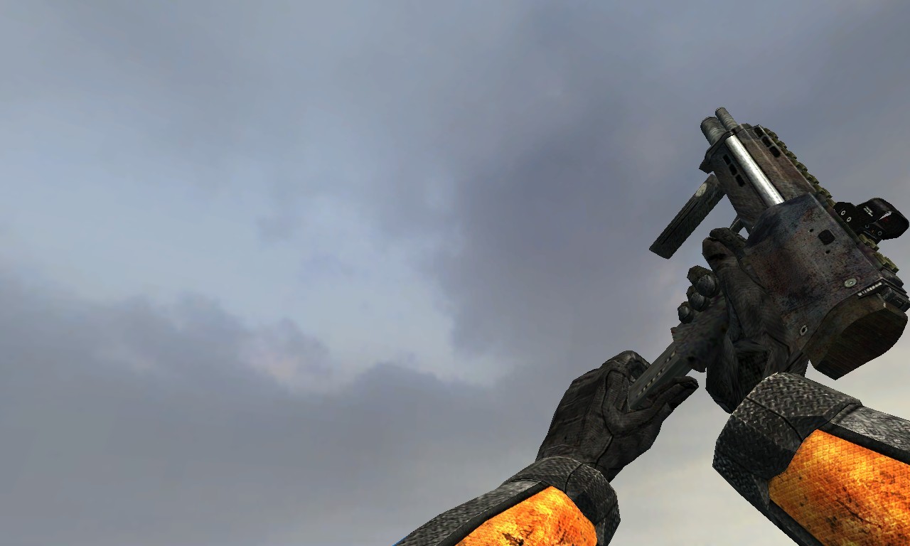 Default HL2 SMG on IIopn's MP7 Animations Mod for Half-Life 2 | HL2 Mods
