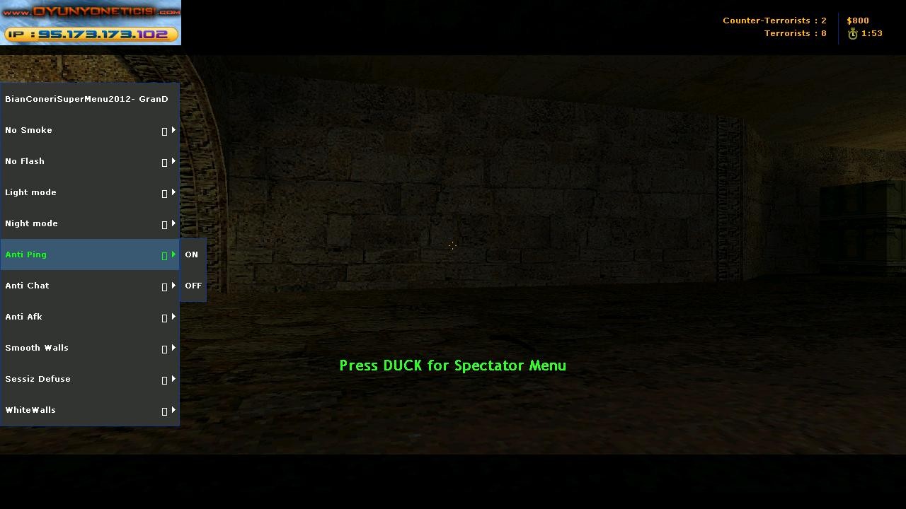 BLACK & BLUE STAR GUI [Counter-Strike 1.6] [Mods]