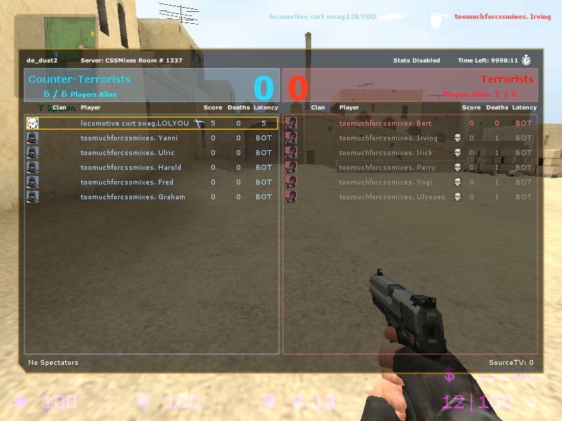 Purple + White Gui [Counter-Strike: Source] [Mods]