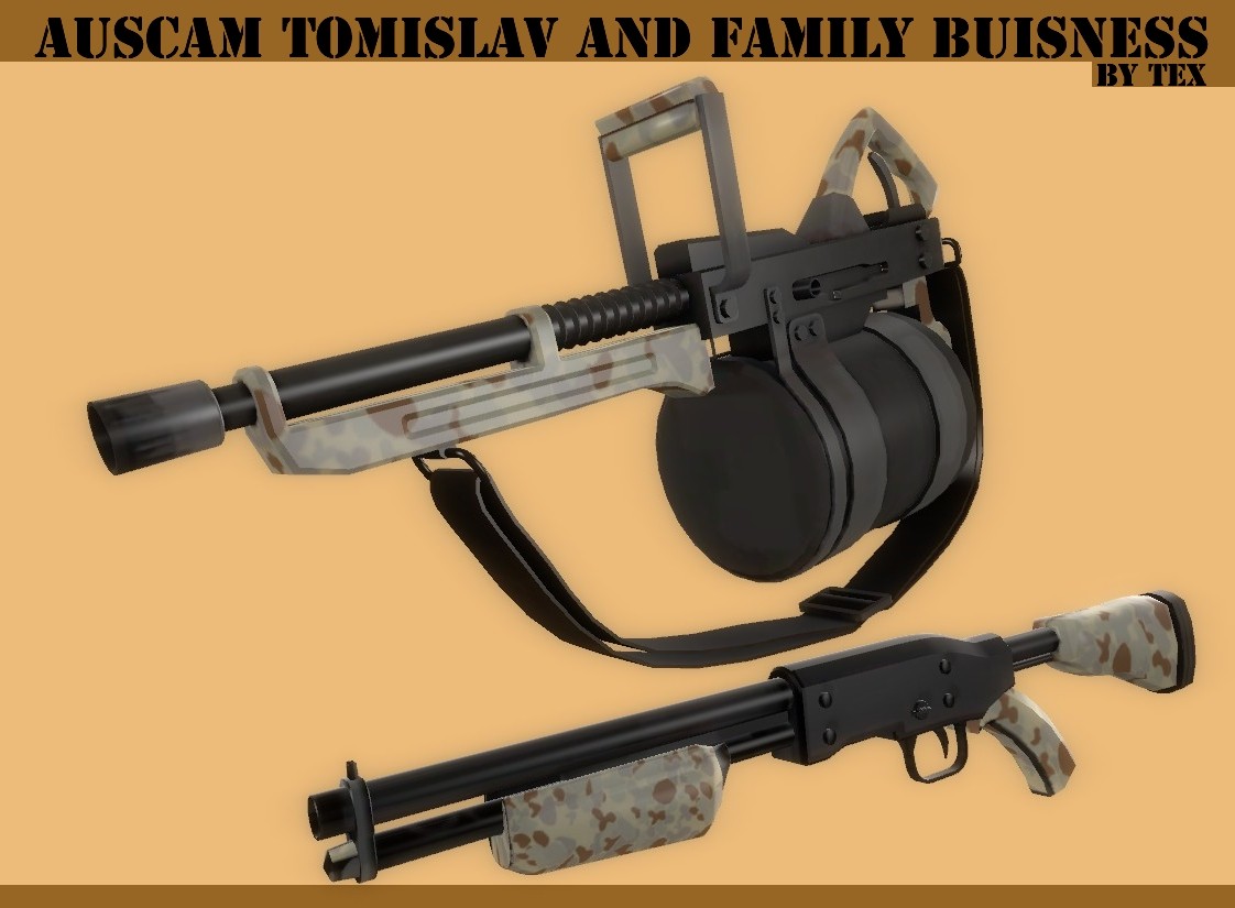 Auscam Tomislav+russian riot Mod for Team Fortress 2 | TF2 Mods