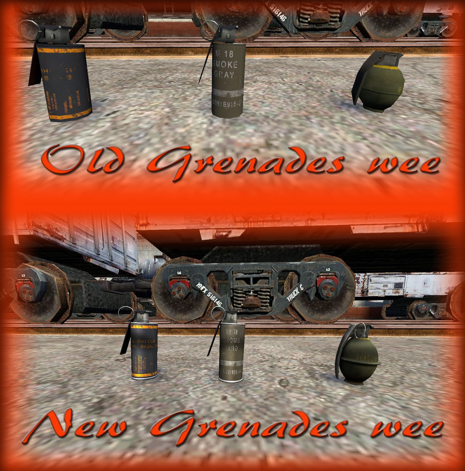 HQ grenades wee Mod for Counter-Strike: Source | CS:S Mods