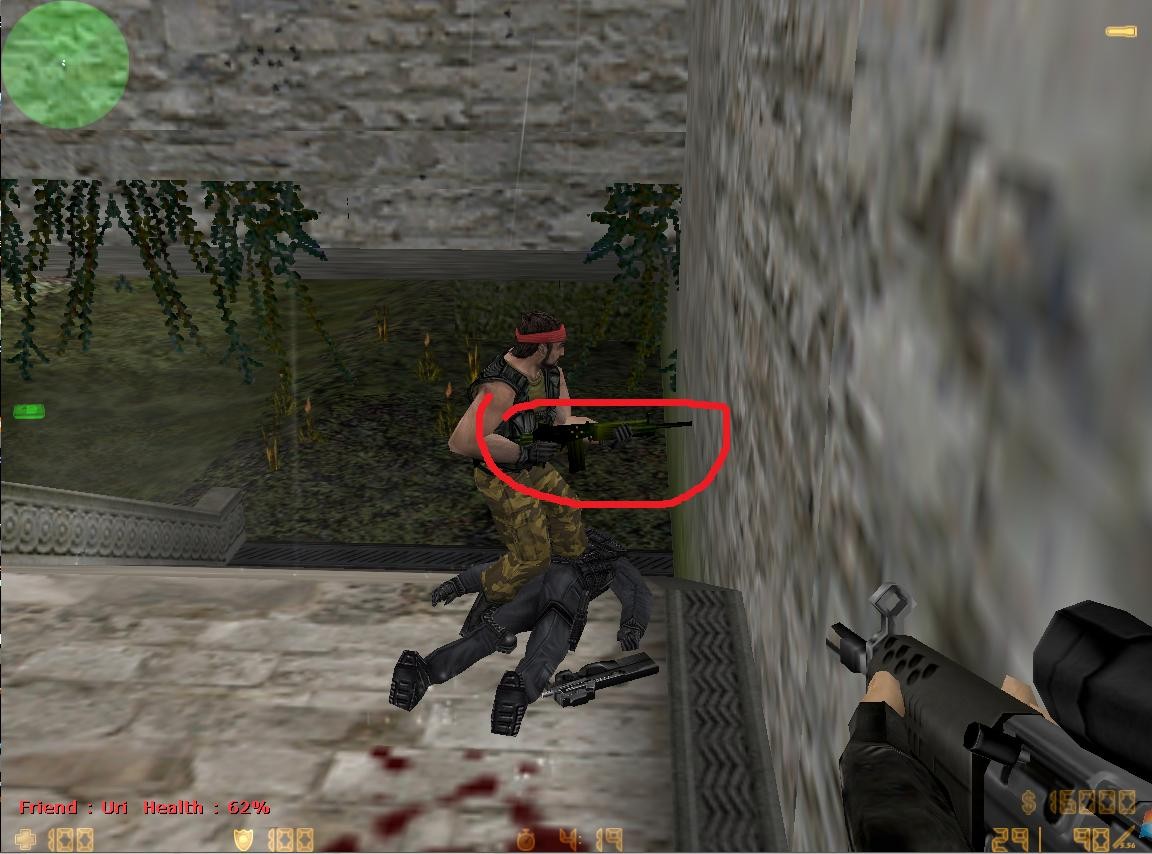 green galil retexture Mod for Counter-Strike 1.6 | CS1.6 Mods