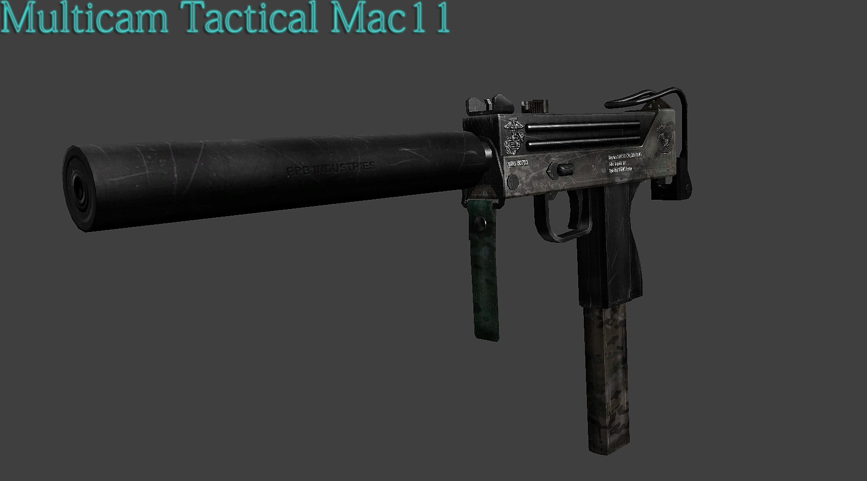 Multicam Tactical MAC11 Mod for Left 4 Dead 2 | L4D2 Mods