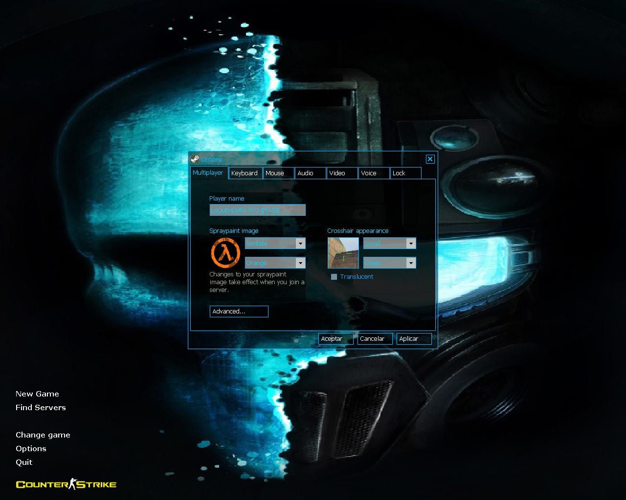 Electro Ghost Recon Gui v1.0 [Counter-Strike 1.6] [Mods]