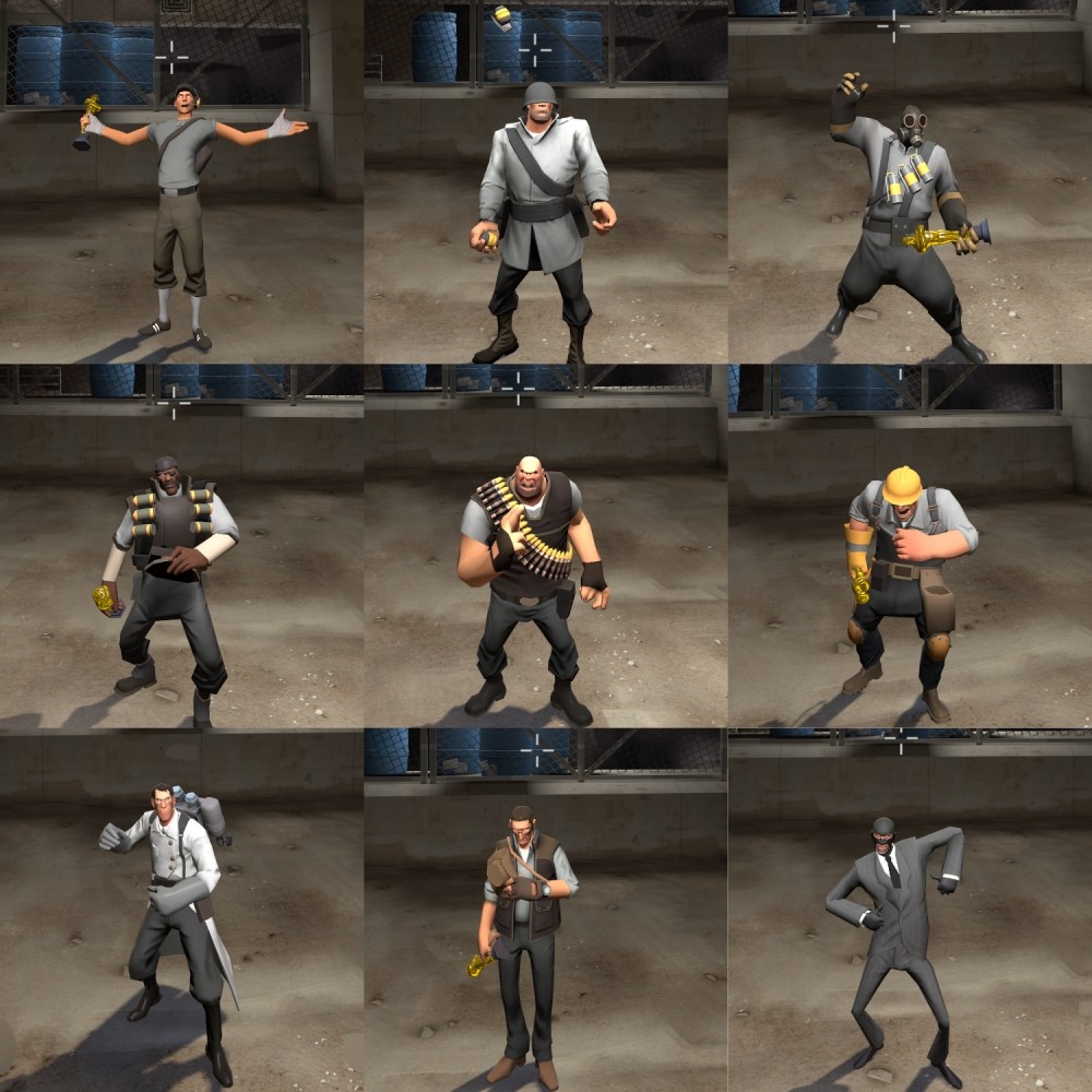 Meet the gray team Mod for Team Fortress 2 | TF2 Mods