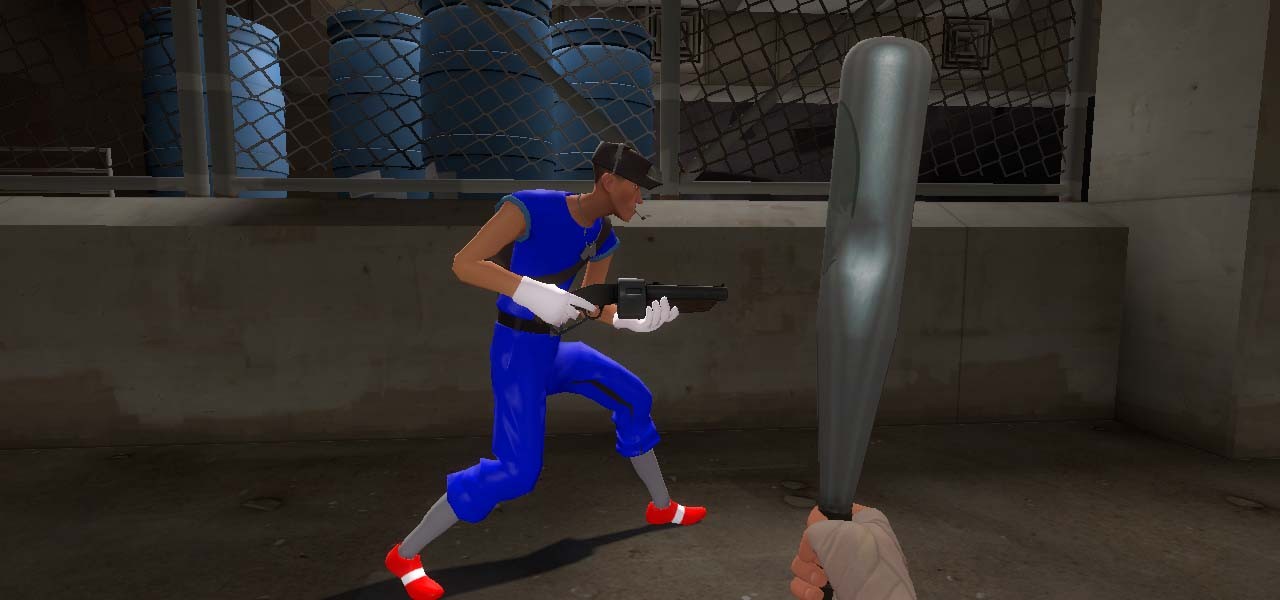 Sonic The Hedgehog Styled Scout Mod for Team Fortress 2 | TF2 Mods