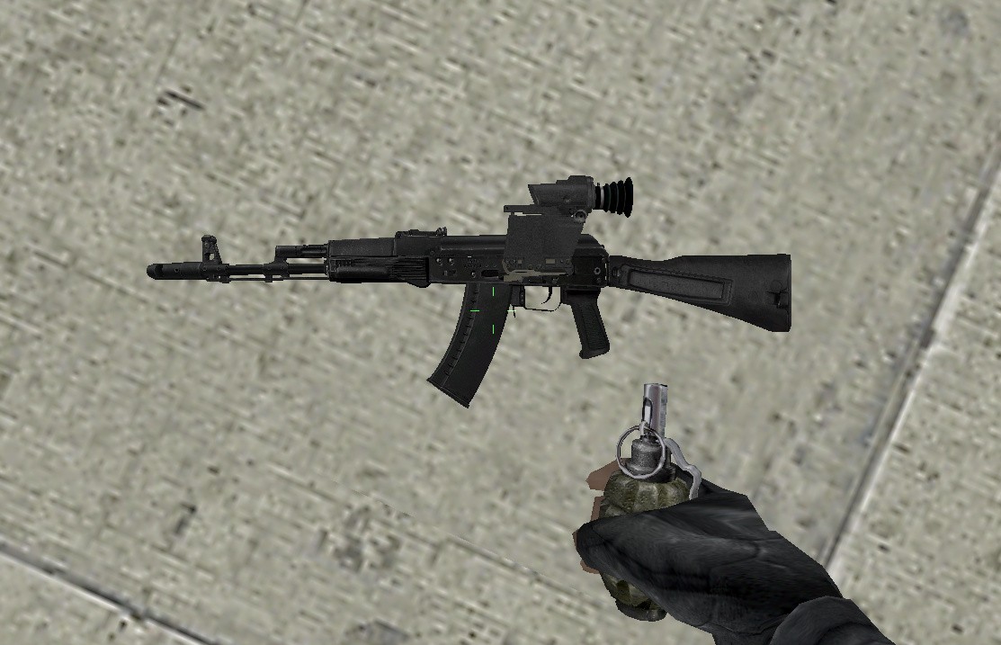 AK-74M with 1p29 scope (final) Mod for Counter-Strike: Condition Zero ...