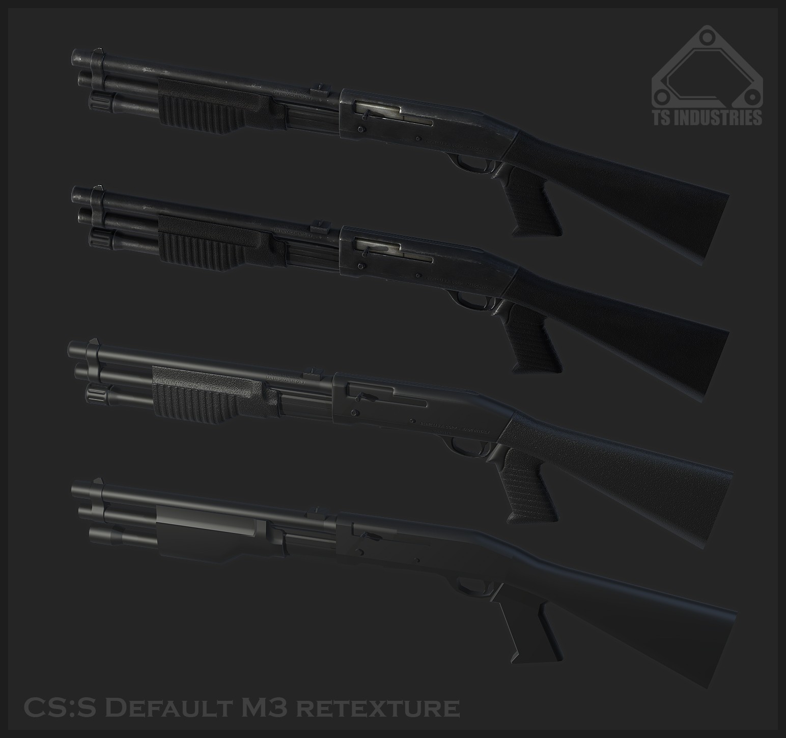 Default M3 Dynamic texture Mod for Counter-Strike: Source | CS:S Mods