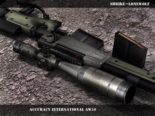 Lonewolf_Shrike_AW50F Mod for Counter-Strike 1.6 | CS1.6 Mods