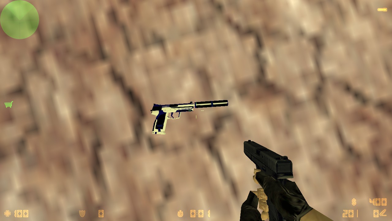 Blue, White, And Black USP Mod for Counter-Strike 1.6 | CS1.6 Mods