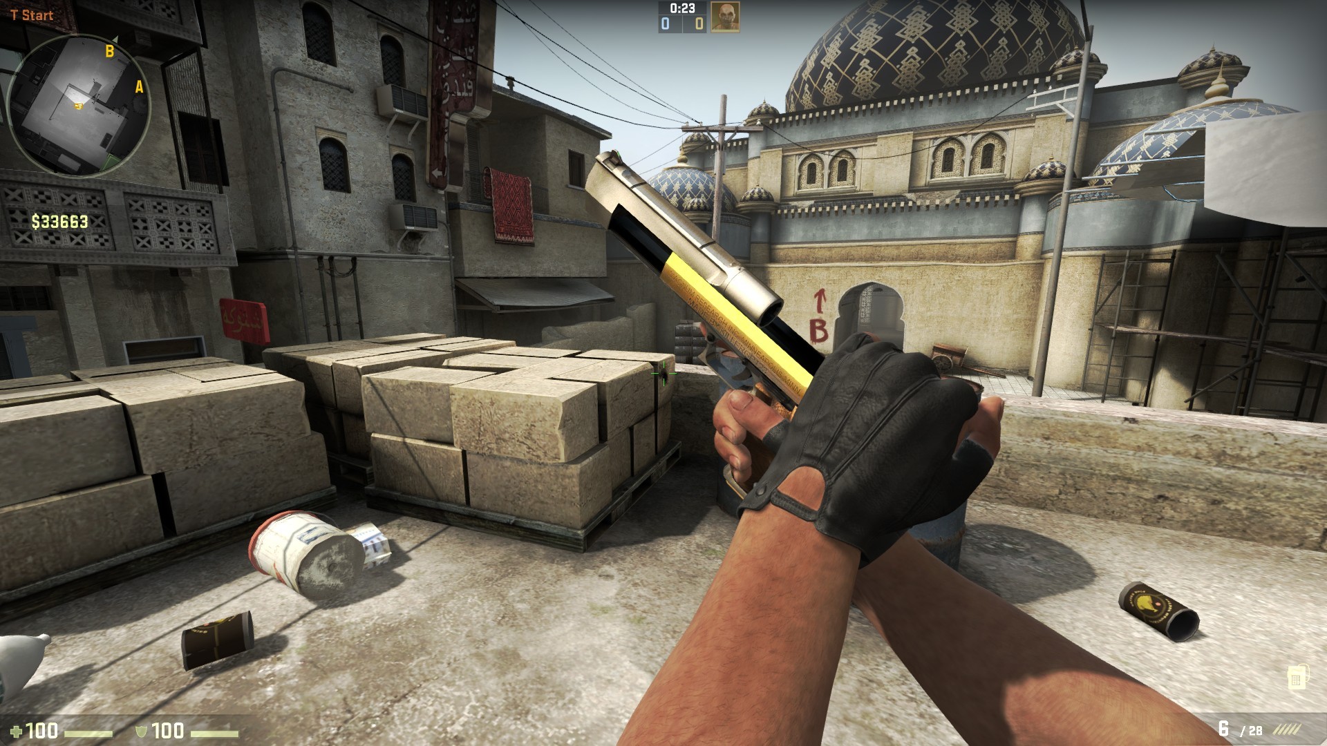 Two tone desert eagle with wood grip [Counter-Strike: Global Offensive ...