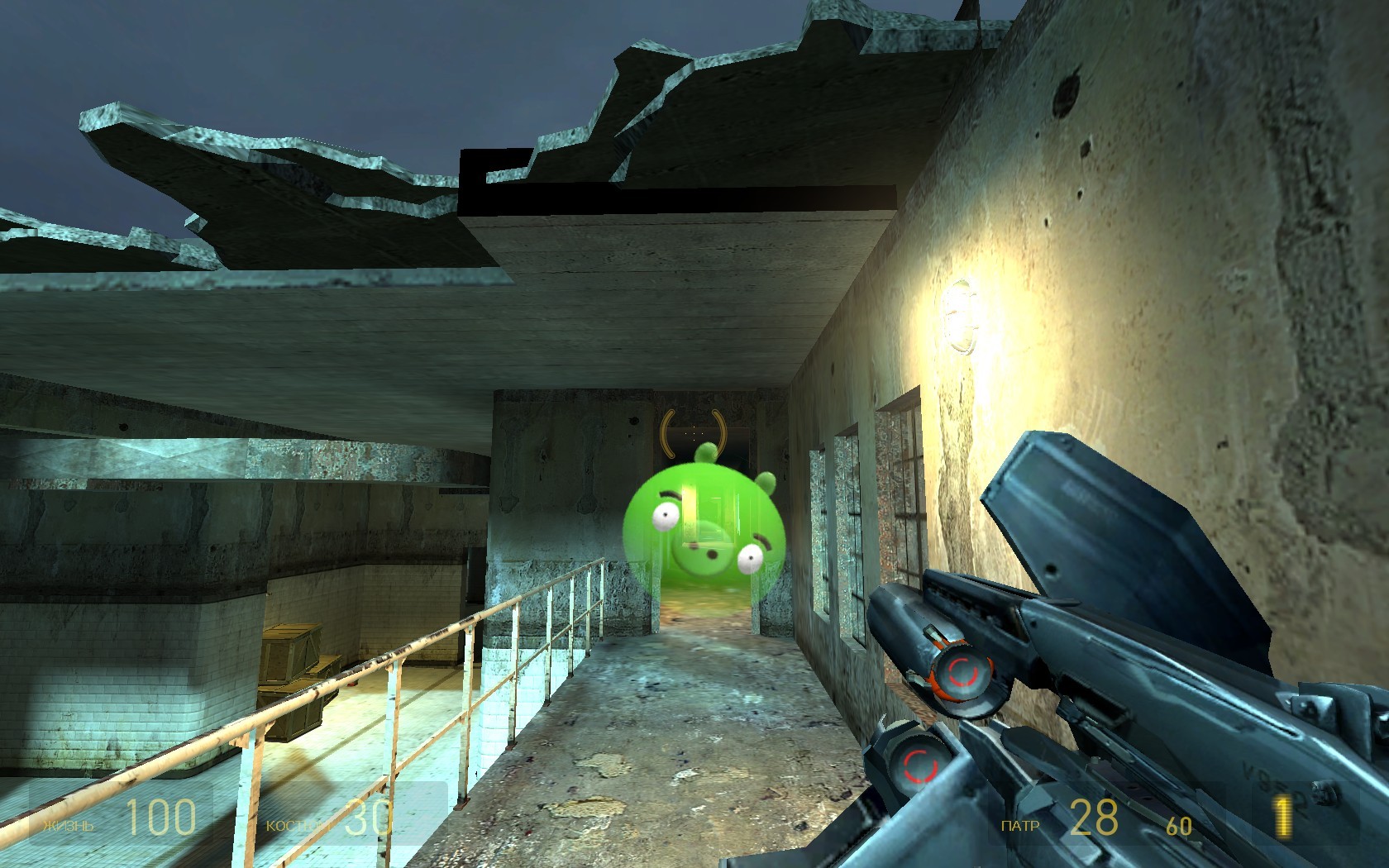 Pig from angry birds for ar 2 combine ball Mod for Half-Life 2 | HL2 Mods