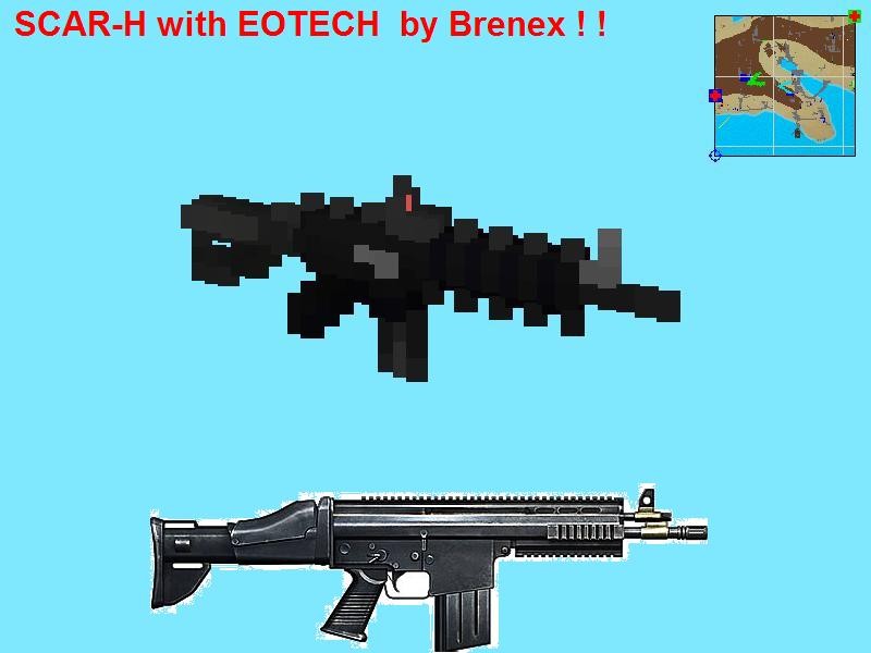 Comando - SCAR-H with EOTECH Mod for Ace of Spades | AoS Mods