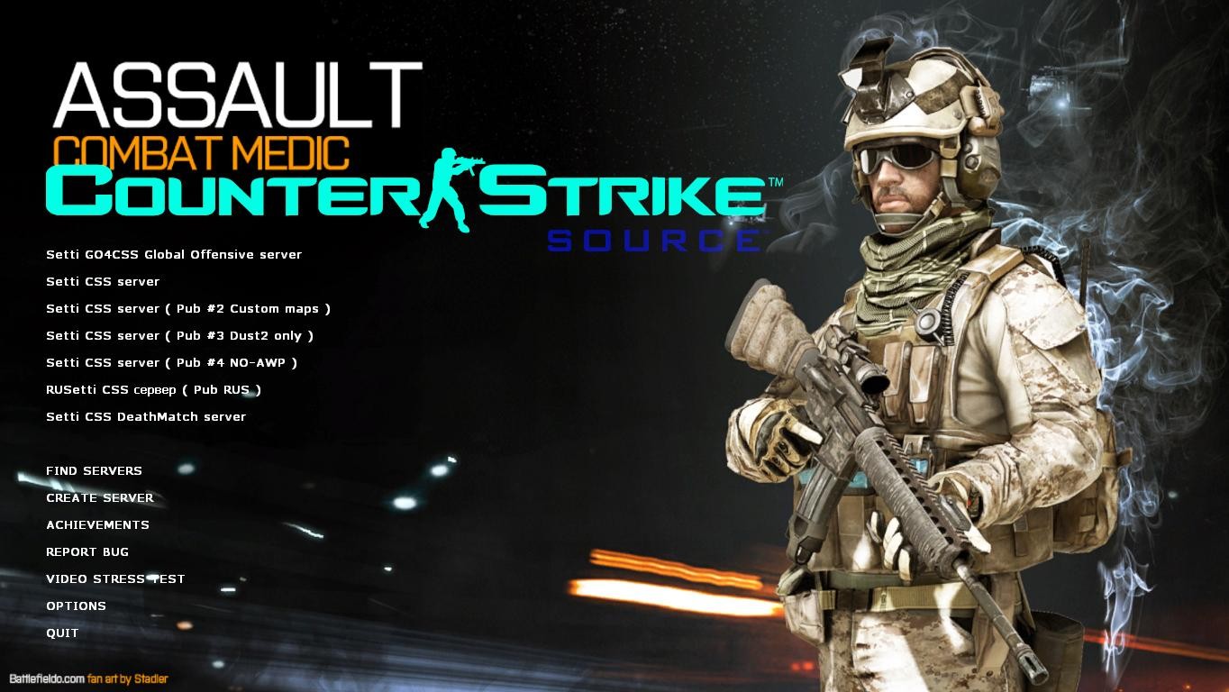 BF3 wallpaper pack Mod for Counter-Strike: Source | CS:S Mods