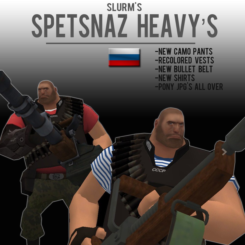 Russian Spetsnaz Heavies Mod for Team Fortress 2 | TF2 Mods