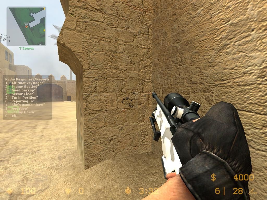 Black and white camouflage Mod for Counter-Strike: Source | CS:S Mods