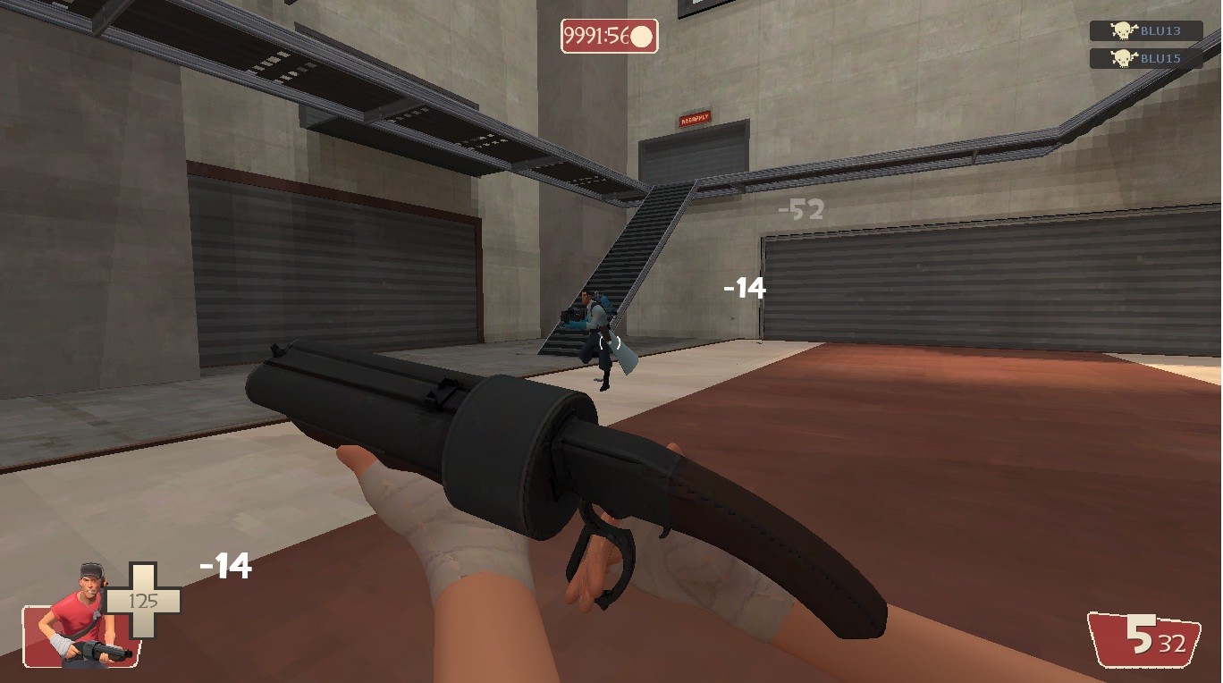 Husky HUD (WHITE DAMAGE INDICATOR) Mod for Team Fortress 2 | TF2 Mods