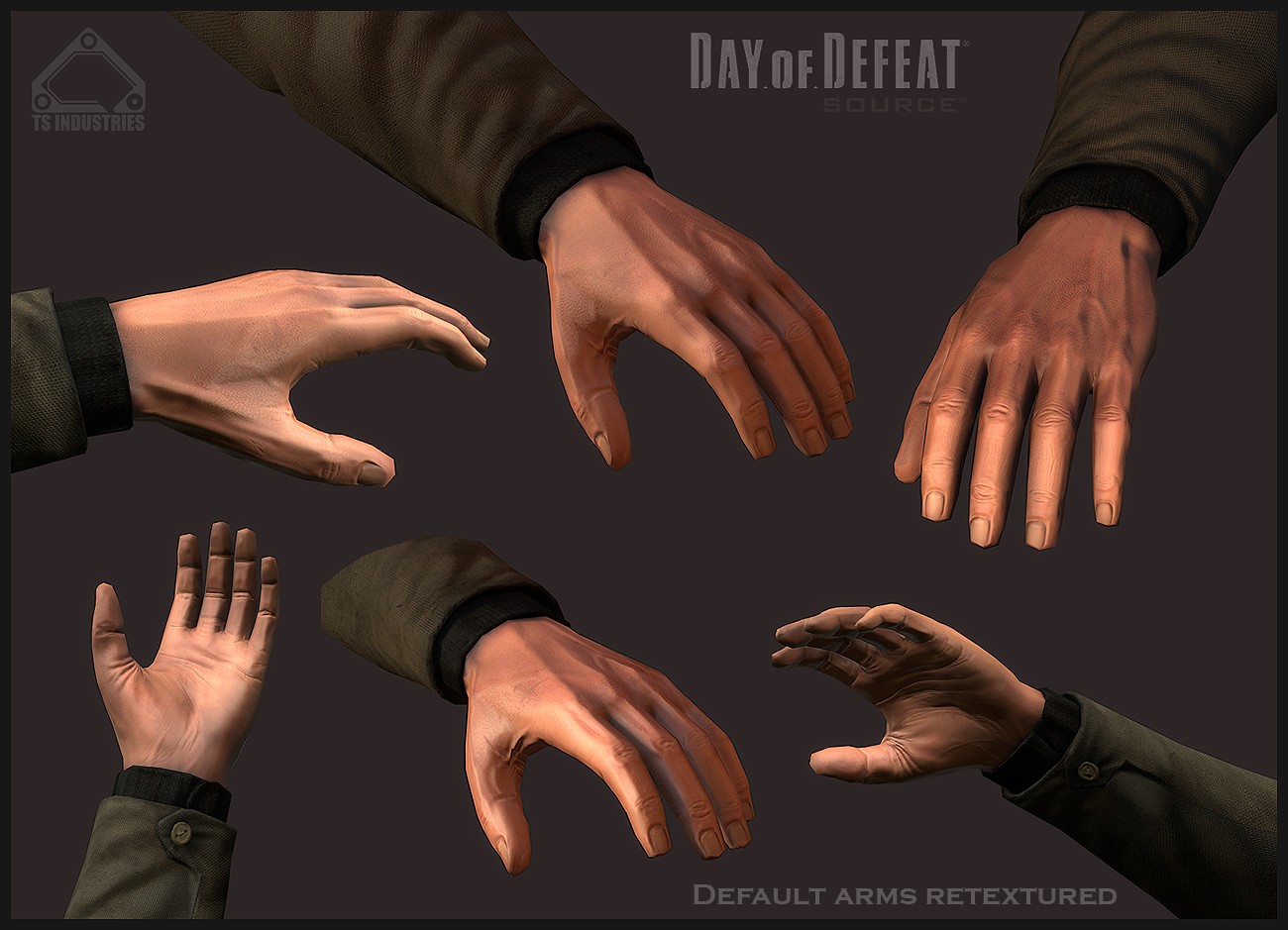 New hands texture Mod for Day of Defeat: Source | DoD:S Mods