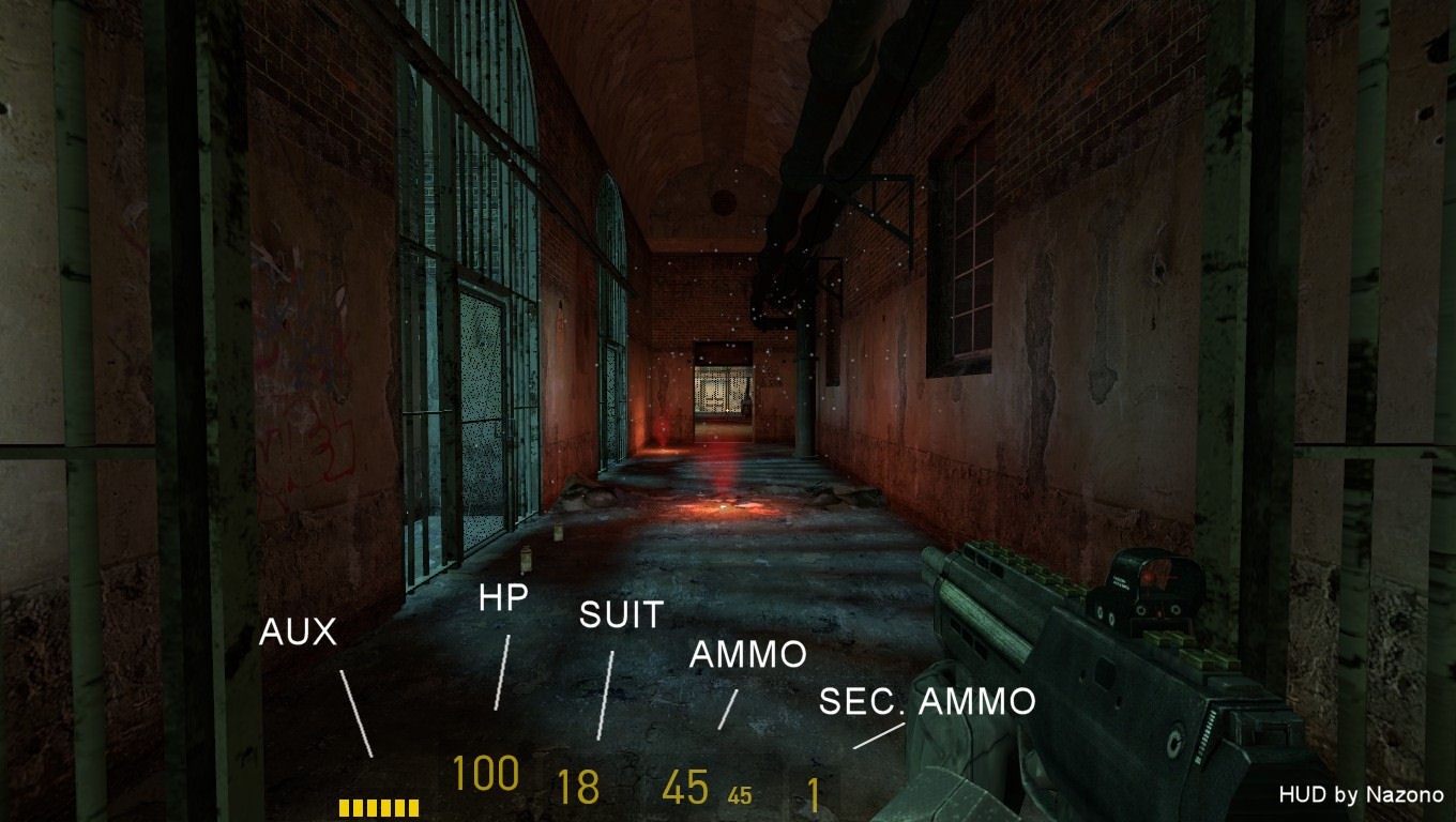 Nazono HUD Mod for Half-Life 2: Deathmatch | HL2:DM Mods