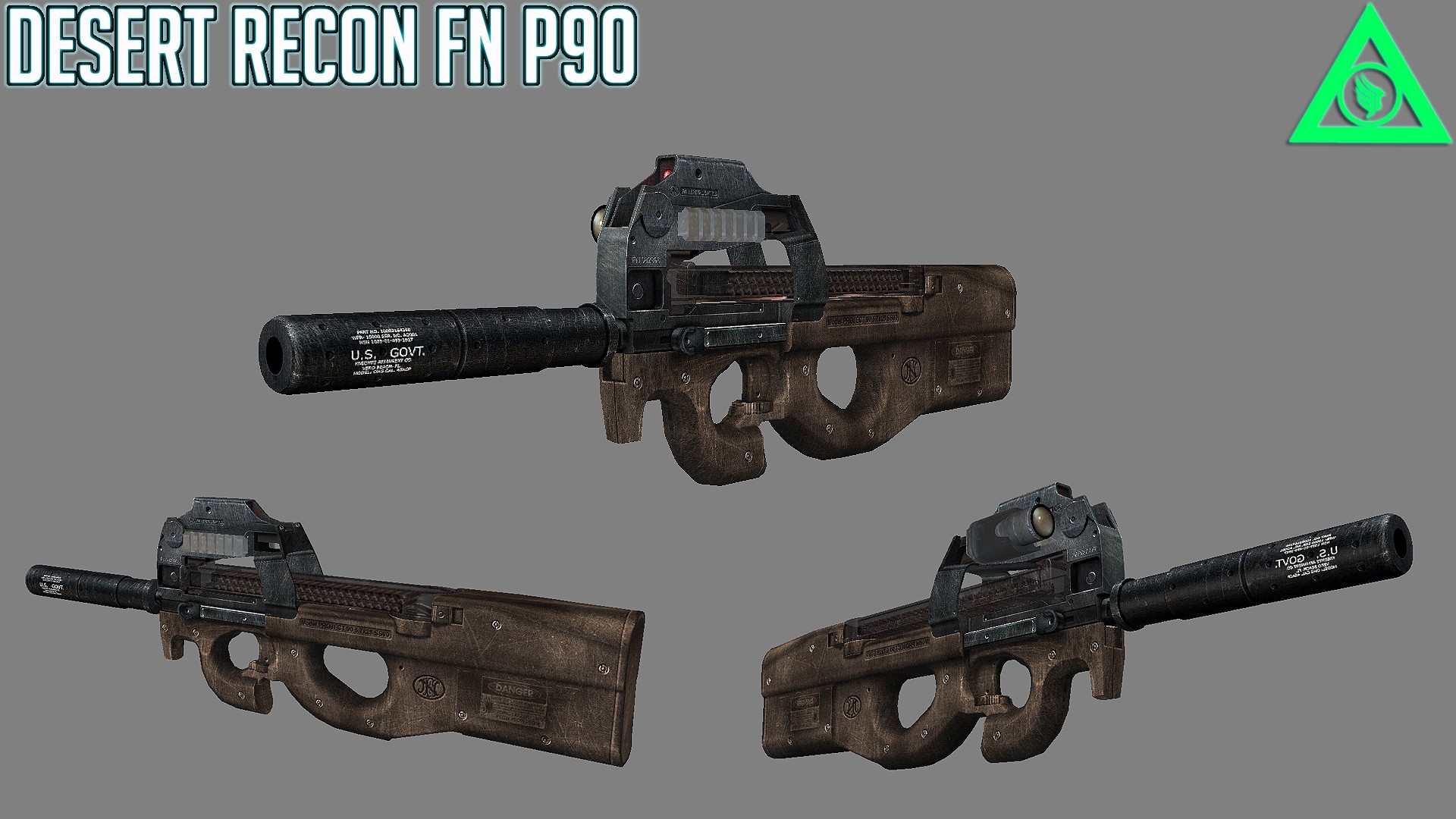 Desert Recon FN P90 [Left 4 Dead 2] [Mods]