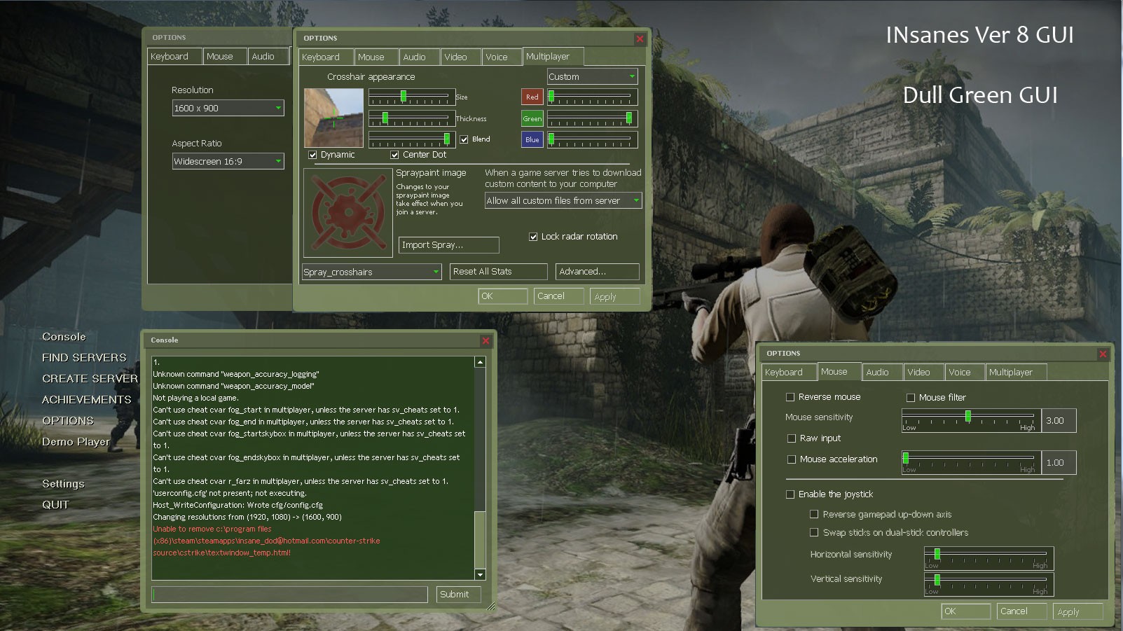 INsanes CSS GUI and HUD Ver8.2 (Updated) Mod for Counter-Strike: Source ...