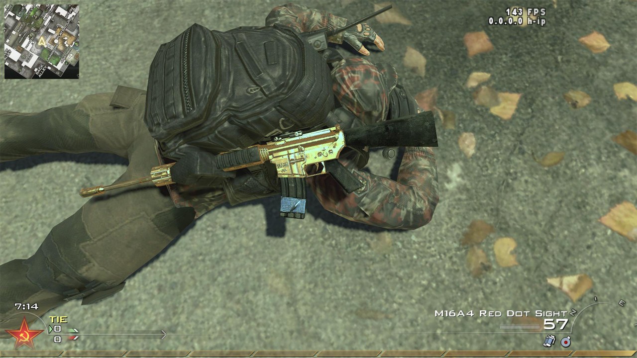 MW2 GOLD M16 Mod for Call of Duty: Modern Warfare 2 | CoD:MW2 Mods