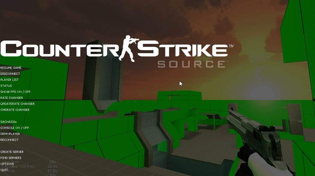 Green Hacker Style Gui Mod for Counter-Strike: Source | CS:S Mods