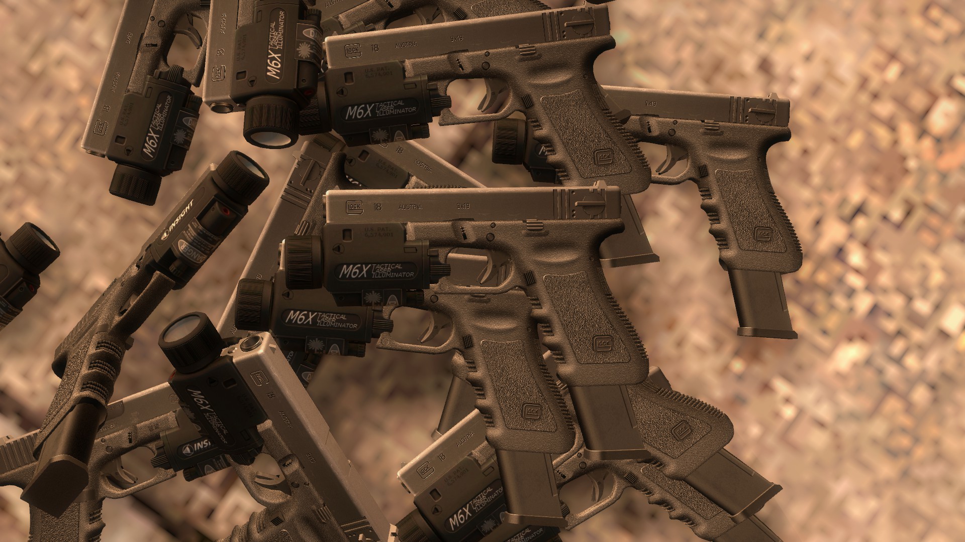 Black Matte Glock 18 [Left 4 Dead 2] [Mods]