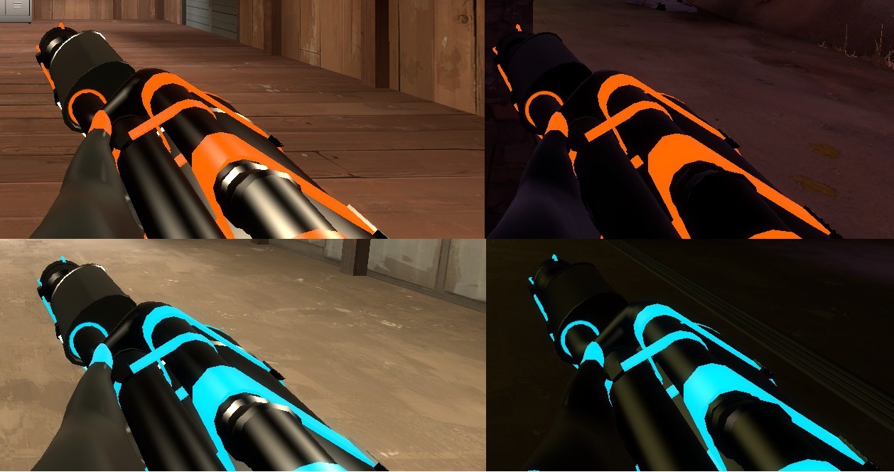 Tron Fortress: Flamethrowers V2 Mod for Team Fortress 2 | TF2 Mods