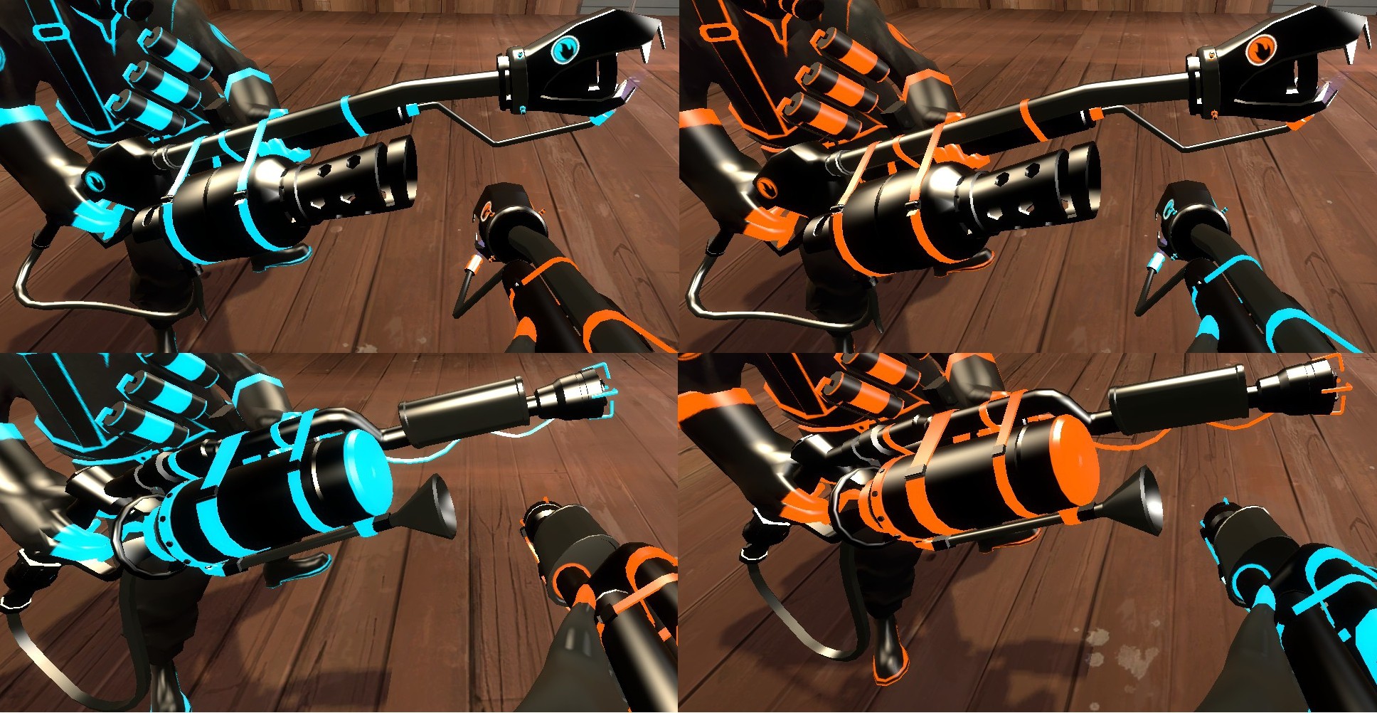 Tron Fortress: Flamethrowers V2 Mod for Team Fortress 2 | TF2 Mods