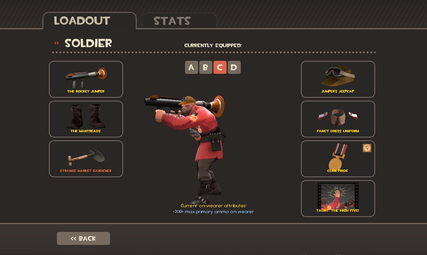 Pack: Market Gardener and Jumper's Jeepcap Orange [Team Fortress 2] [Mods]
