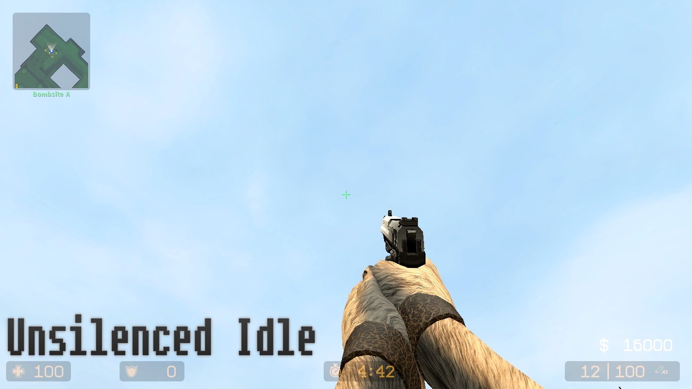 Default USP (re-anim + retex) Mod for Counter-Strike: Source | CS:S Mods