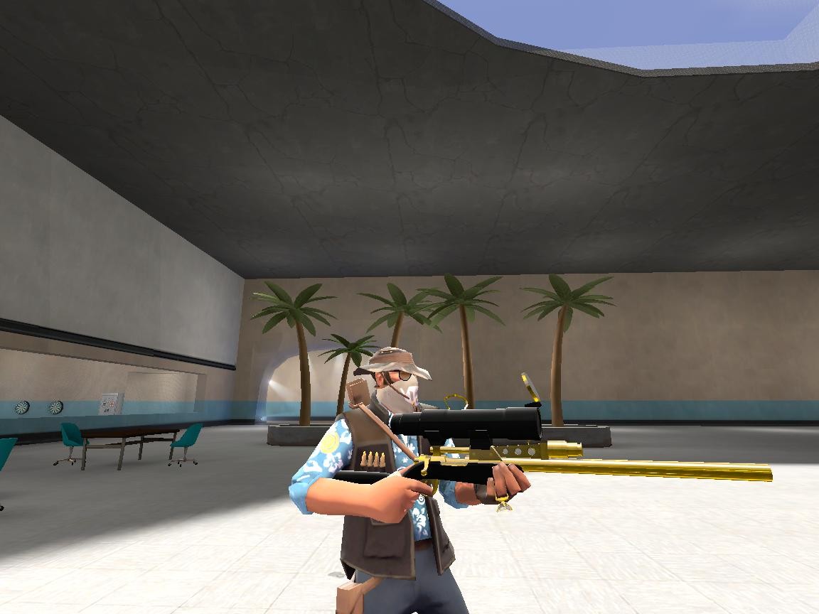 Golden Sniper Rifle Mod for Team Fortress 2 | TF2 Mods