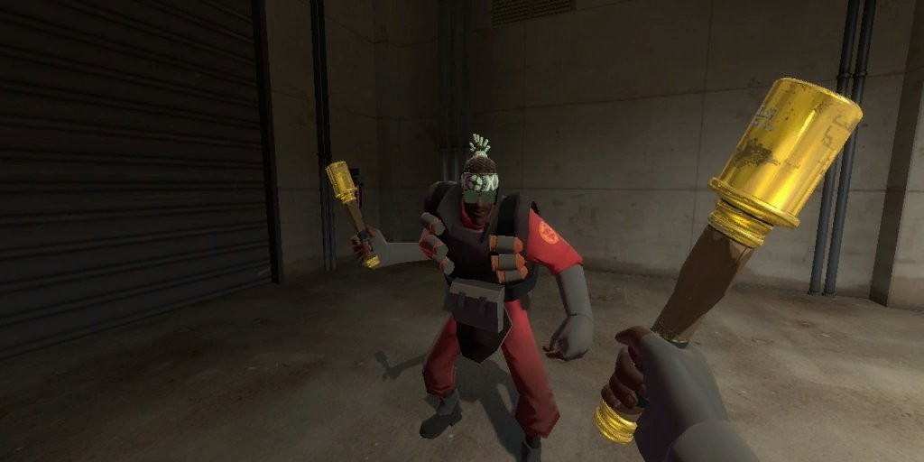 Gold Caber [Team Fortress 2] [Mods]