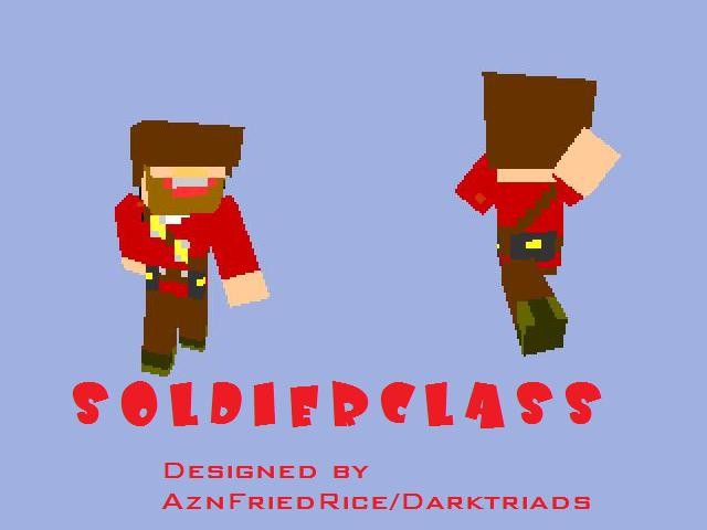 Soldier Class Skin Mod for Minecraft: Java Edition | MC Mods
