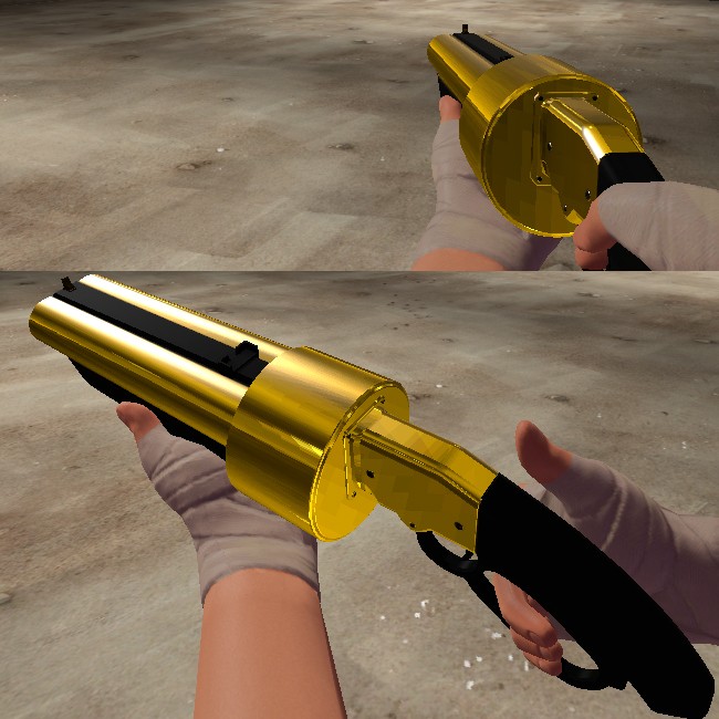 Hawkshadow's Golden Scattergun Mod for Team Fortress 2 | TF2 Mods