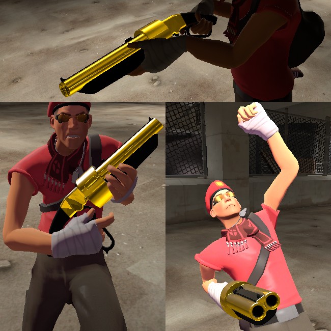 Hawkshadow's Golden Scattergun Mod for Team Fortress 2 | TF2 Mods