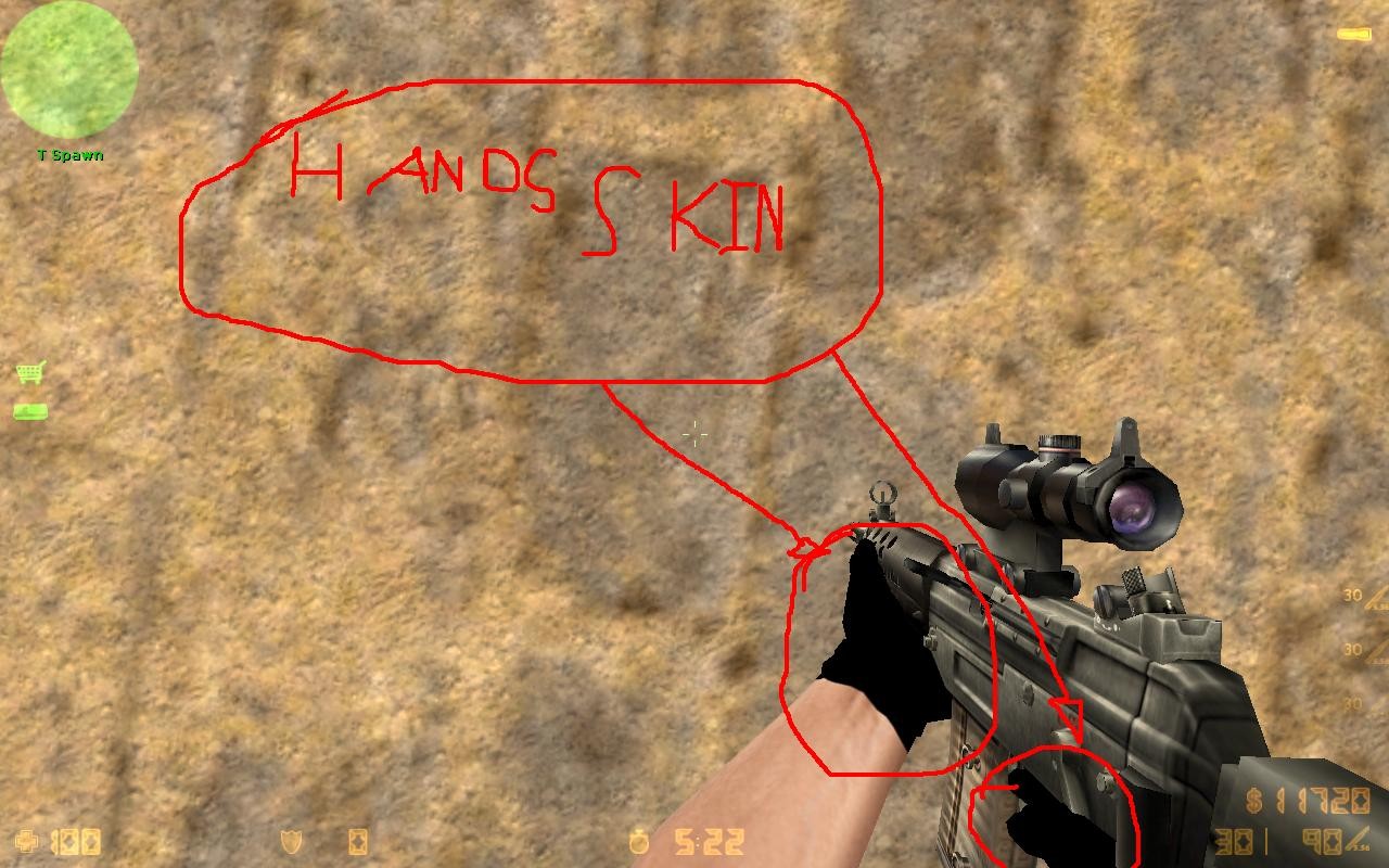 Hands Skin Mod for Counter-Strike: Condition Zero | CS:CZ Mods