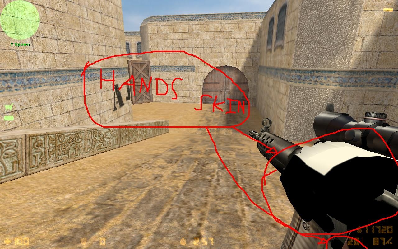 Hands Skin Mod for Counter-Strike: Condition Zero | CS:CZ Mods