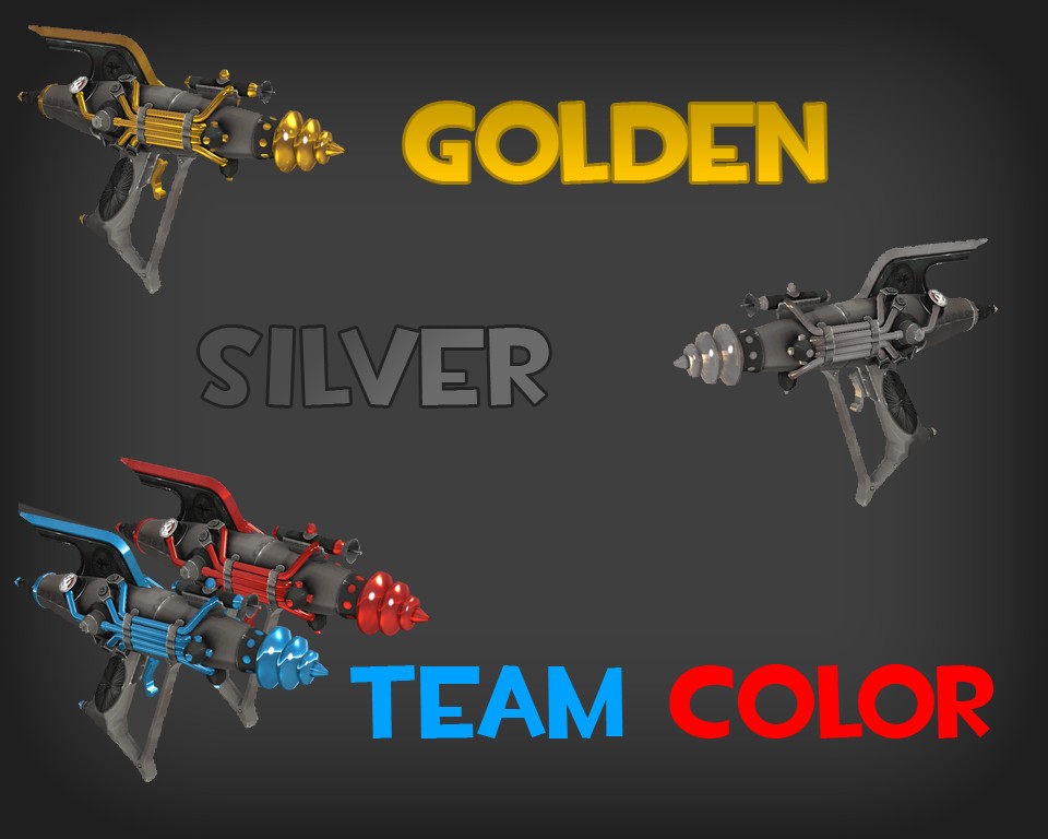 Golden Silver and Ubered Righteous Bison [Team Fortress 2] [Mods]