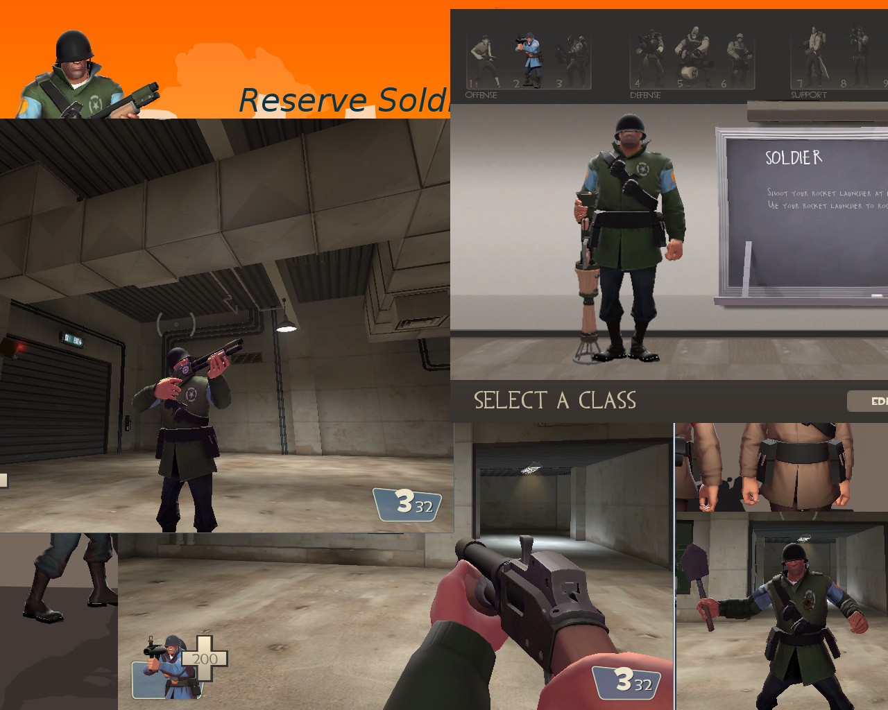 Reserve Soldier Mod for Team Fortress 2 | TF2 Mods