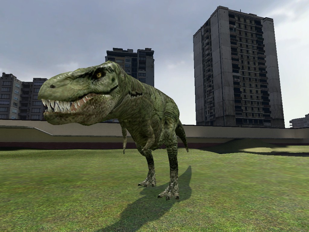 Jurassic Park 3 Tyrannosaurus V2 Mod for Garry's Mod | GMod Mods