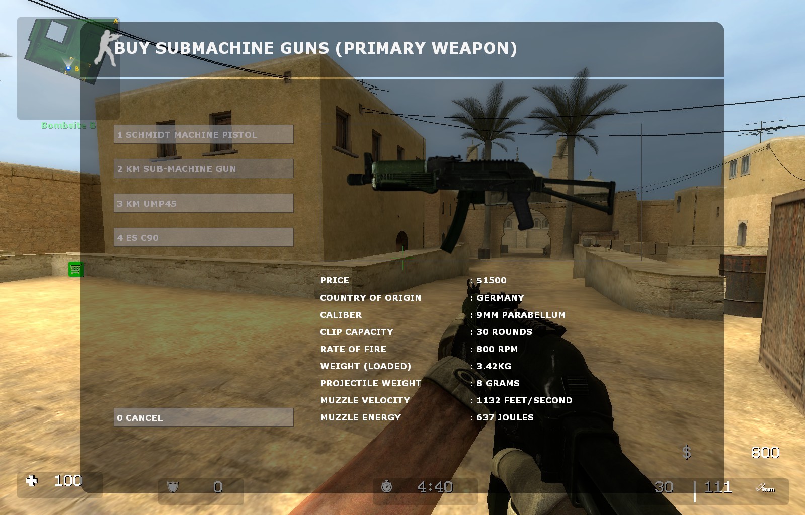 PP-19-01 "Vityaz" on STRIFER's animations Mod for Counter-Strike ...