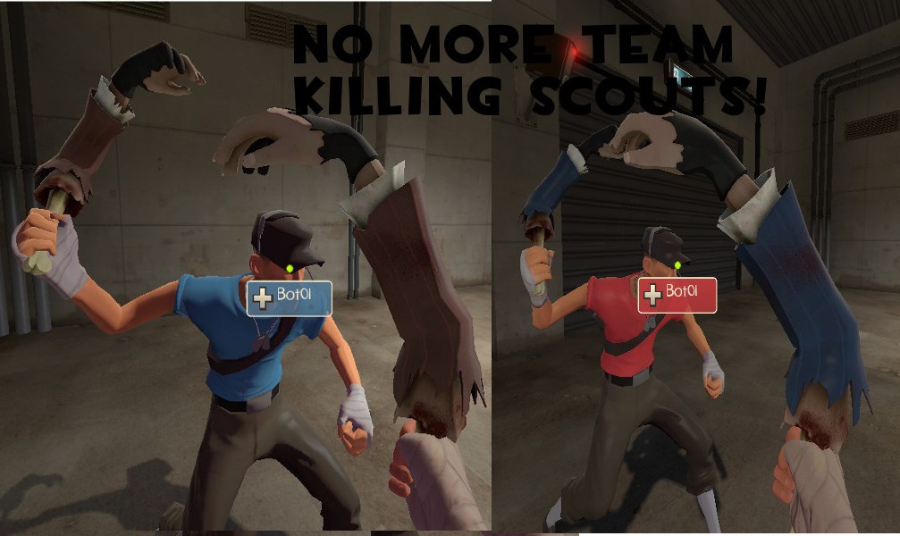 Unarmed Combat - Reversed Team Colors Mod for Team Fortress 2 | TF2 Mods