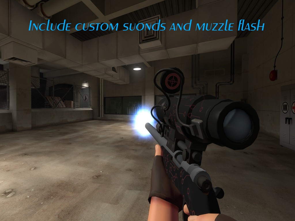 Pack-a-Punched Sniper rifle (Taxpayer's B.A.R.) Mod for Team Fortress 2 ...