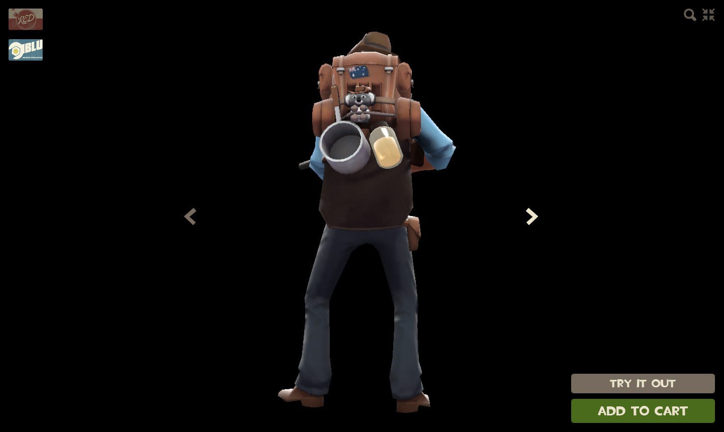 Cozy camper - Brown color in BLU Team (V2) Mod for Team Fortress 2 ...