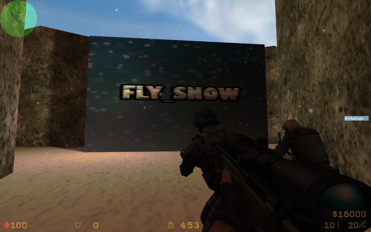 FLY_SNOW Mod for Counter-Strike 1.6 | CS1.6 Mods